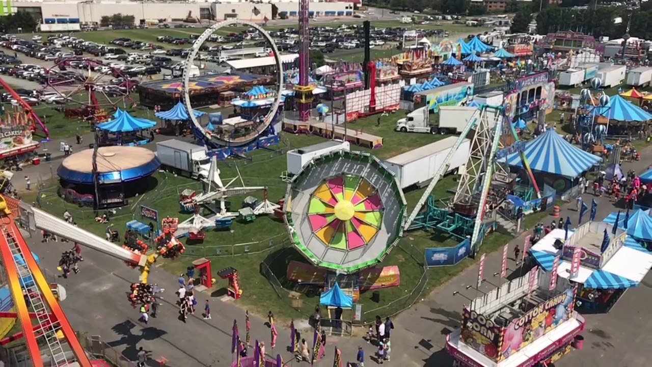 MONTGOMERY county Fair from Ferris wheel - YouTube