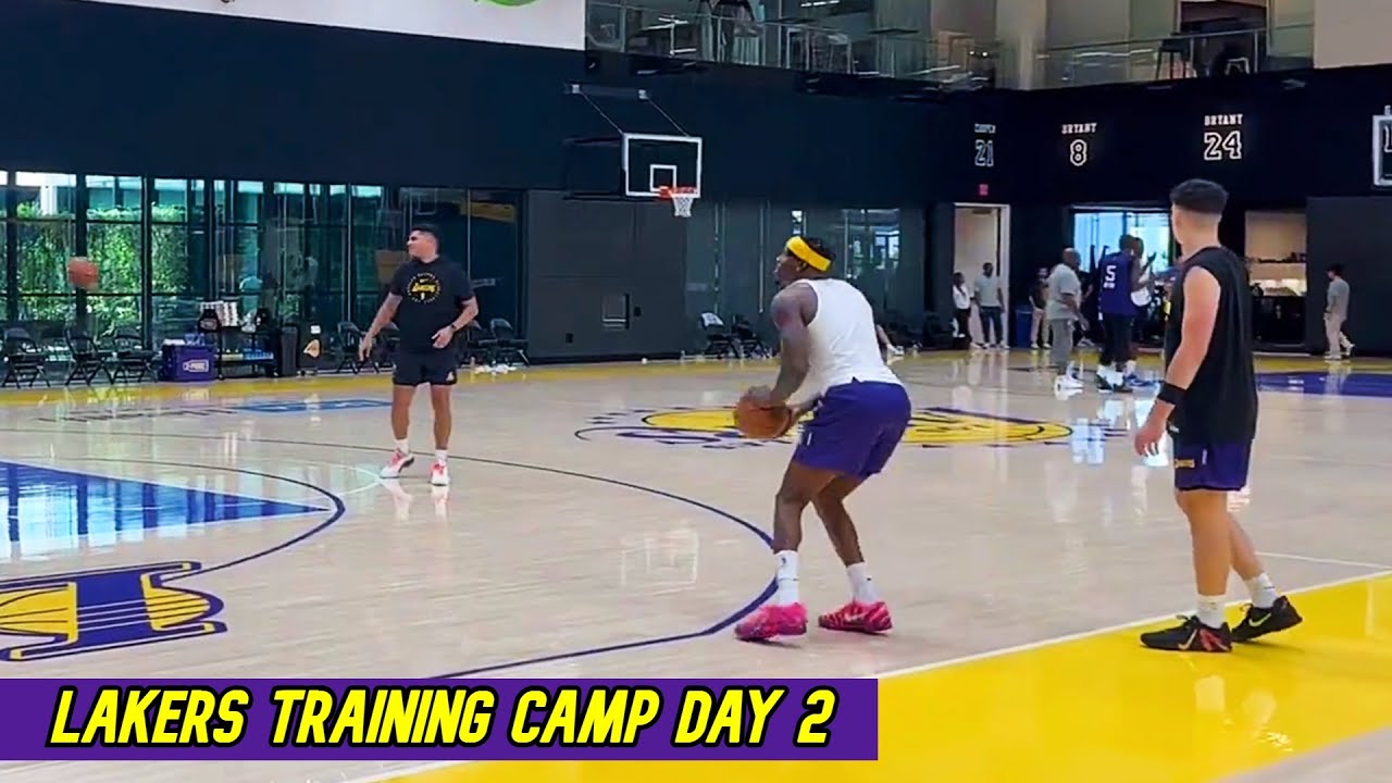 Lakers Training Camp DAY 2 Scene! | Jake Laravia + Vanderbilt Shooting ...