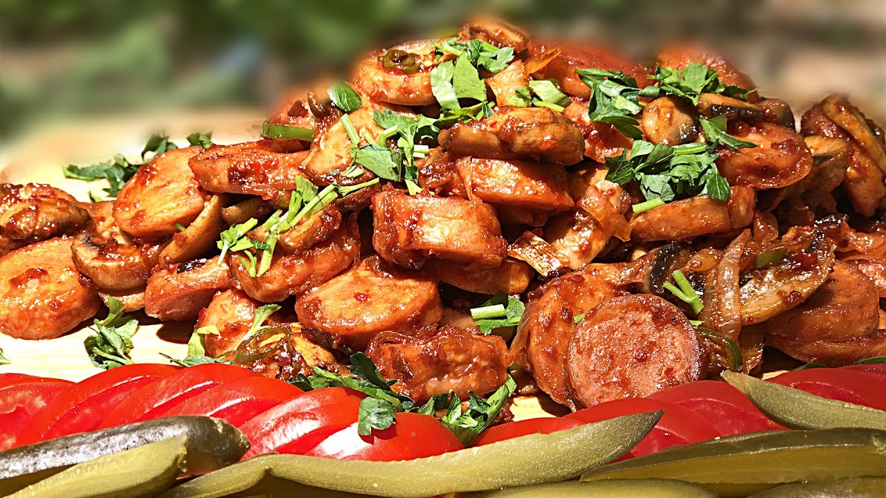 Cooking DELICIOUS SOSIS BANDARI On Fire | ASMR | Sausage Food Recipe ...