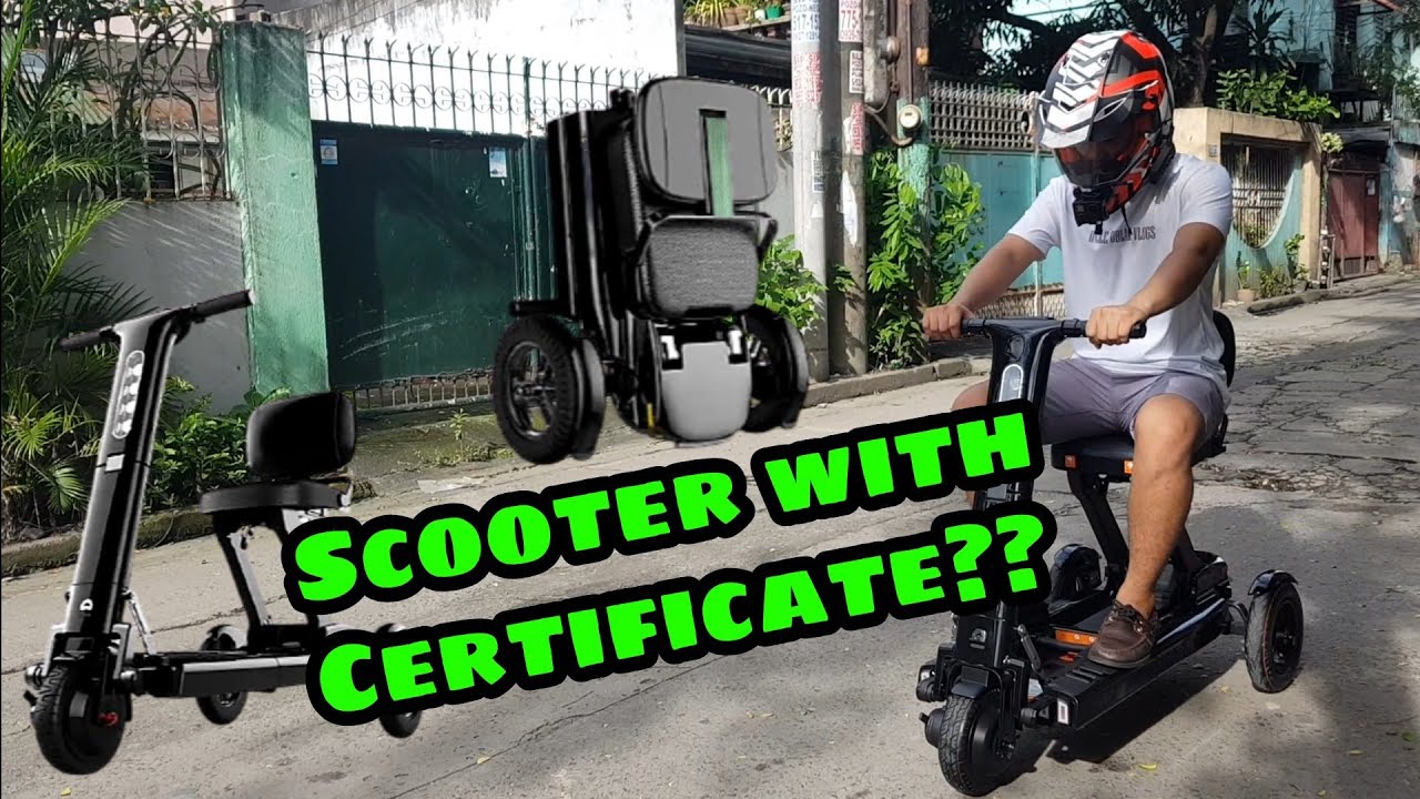 ELECTRIC SCOOTER FOR PWD - YouTube