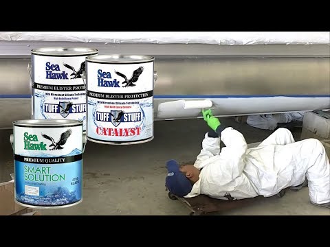 Pontoon Gets Tuff Stuff Primer & Smart Solution Antifouling Bottom ...