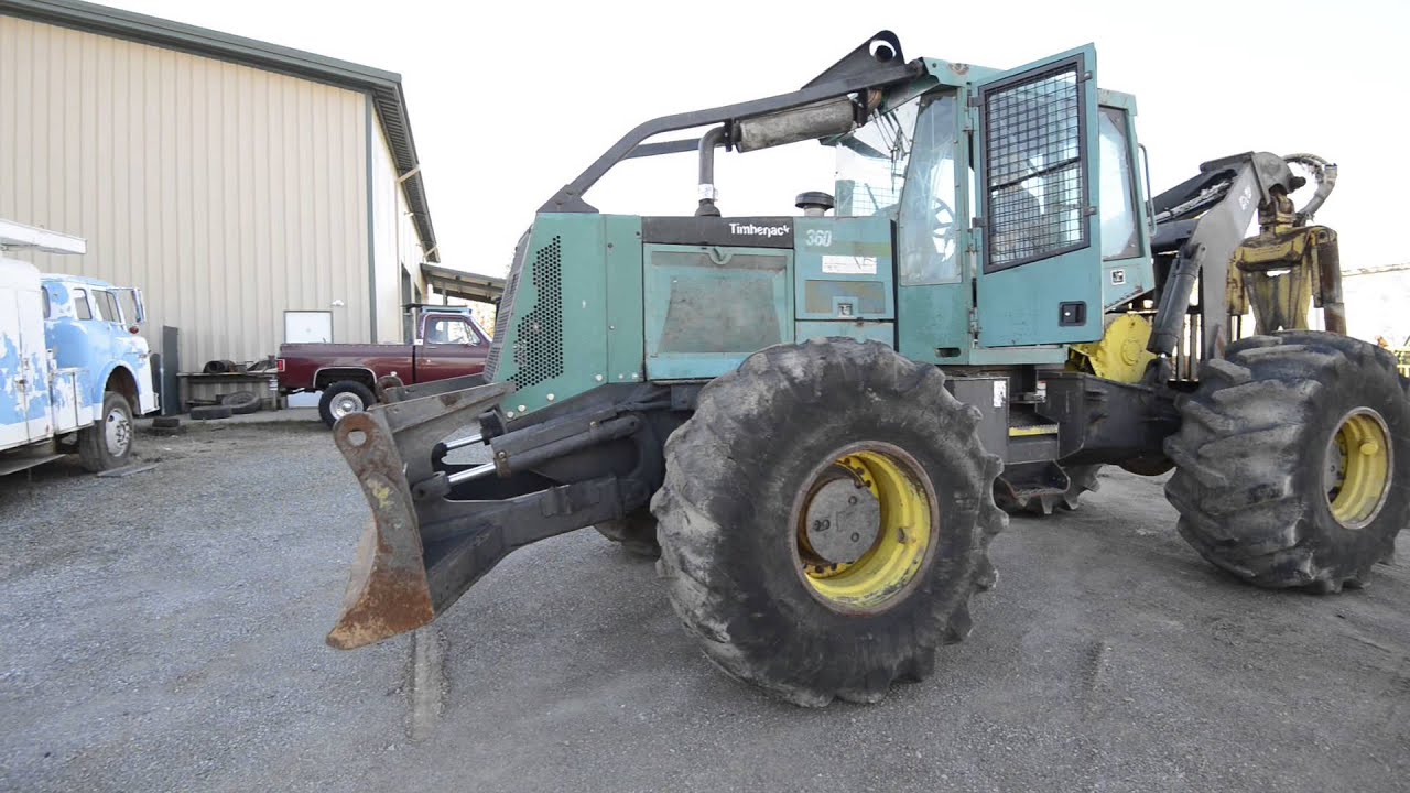 1999 Timberjack 360 Grapple Log Skidder sn 1095 Part 3 Forestry Truck ...