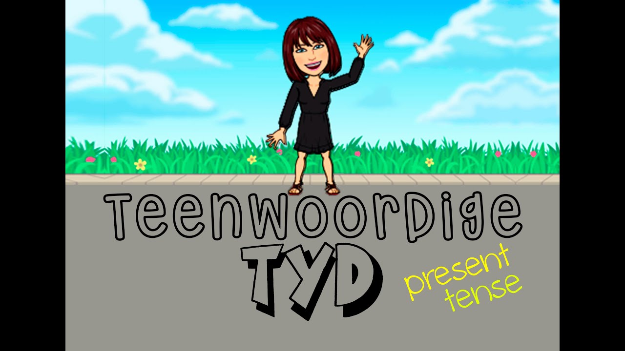 Teenwoordige tyd (The present tense) (explained in English) | Afrikaans ...