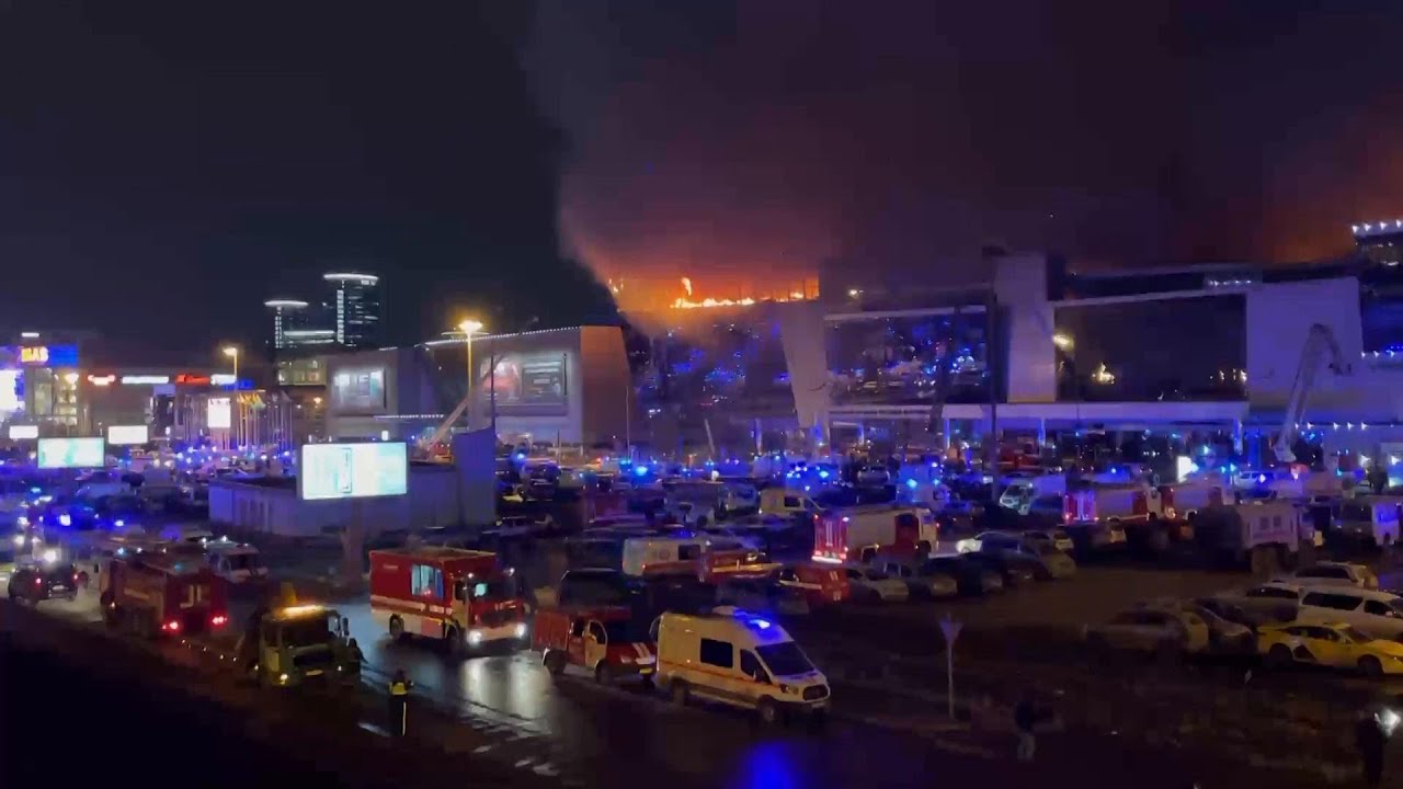 Russian emergency services at scene of Moscow concert hall mass ...