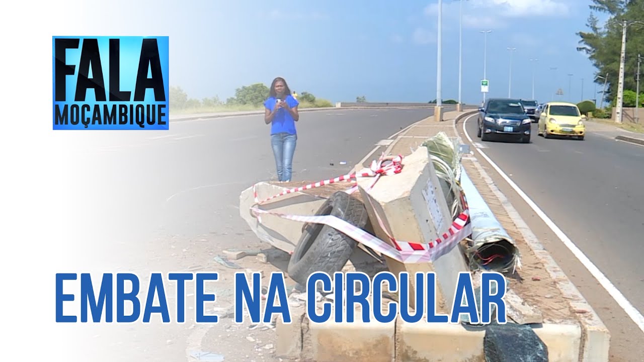 Embates contra postes provocam danos na Estrada Circular de Maputo ...
