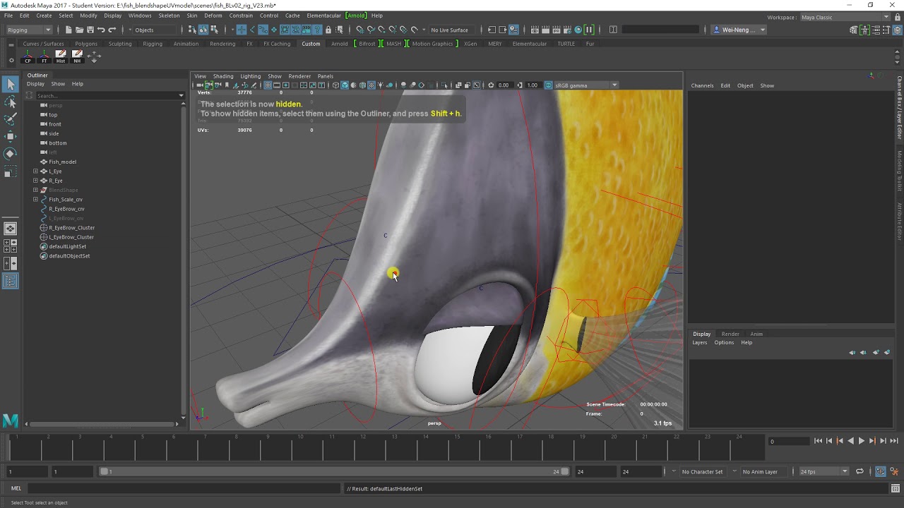 Maya_Cluster綁控制器的方法 - YouTube