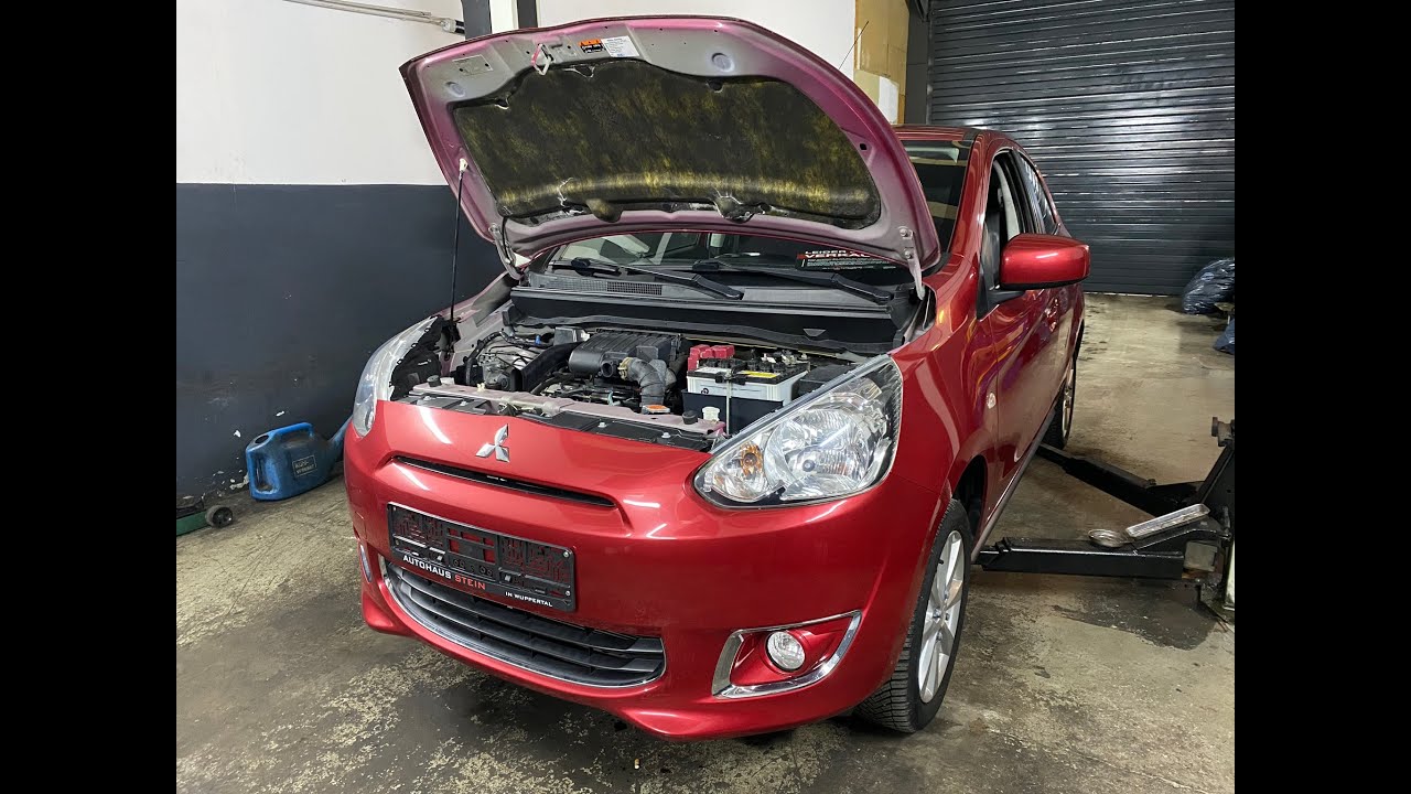 HOW TO CHANGE AIR FILTER MITSUBISHI MIRAGE SPACE STAR 1.2 AIR FILTER ...