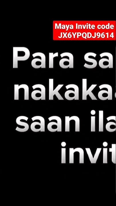 MAYA APP | How to submit invite code or Referral code - YouTube