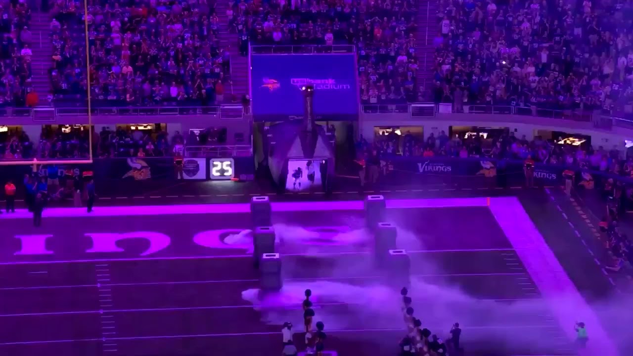 Minnesota Vikings Entrance US Bank Stadium - NFL - YouTube