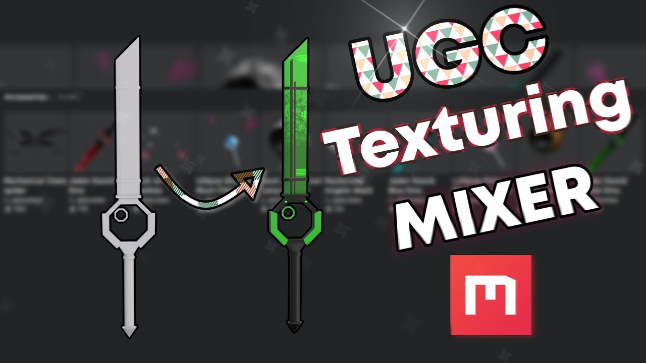 How I texture my UGC accessories in Quixel mixer | 2023 Tutorial | Roblox - YouTube