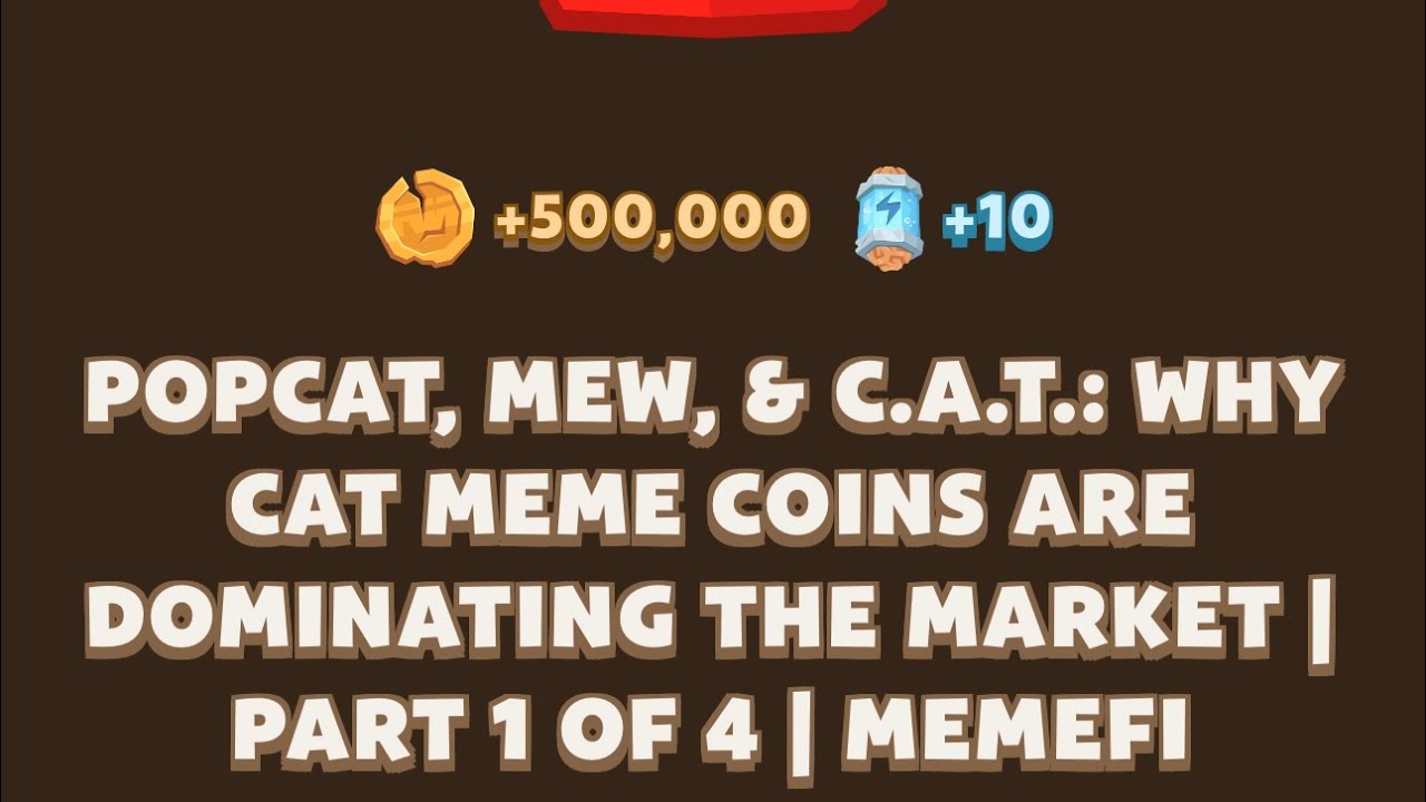 POPCAT, MEW, & C.A.T.: WHY CAT MEME COINS ARE DOMINATING THE MARKET ...