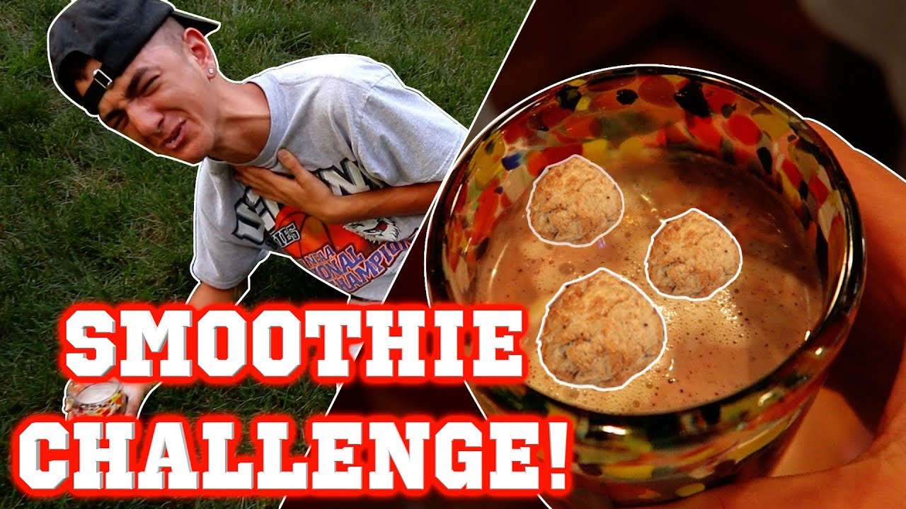 Disgusting Ingredients Smoothie Challenge! - YouTube