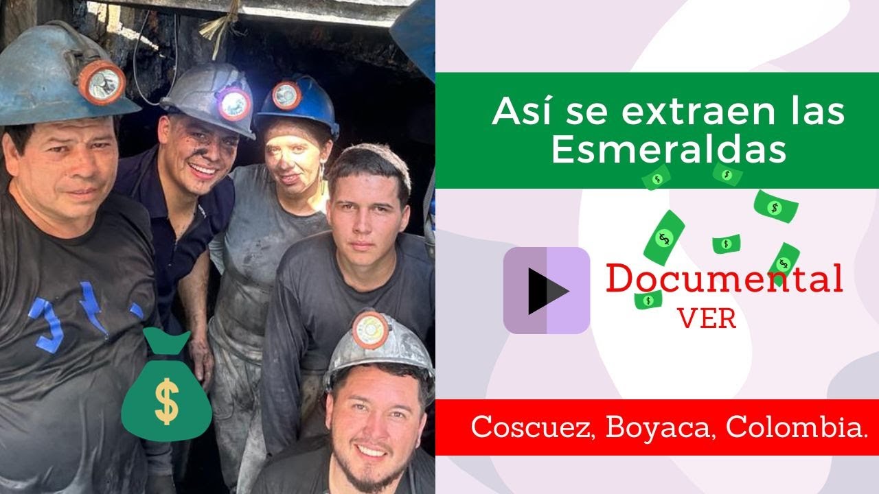 Cómo se extraen las esmeraldas - Que son las esmeraldas - YouTube