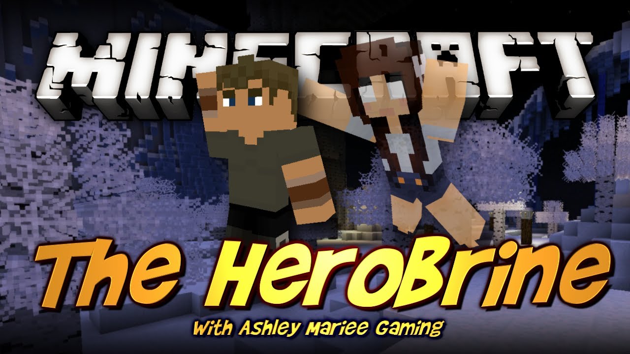 Minecraft Mini-game: The Herobrine - with Ashley Mariee Gaming - YouTube