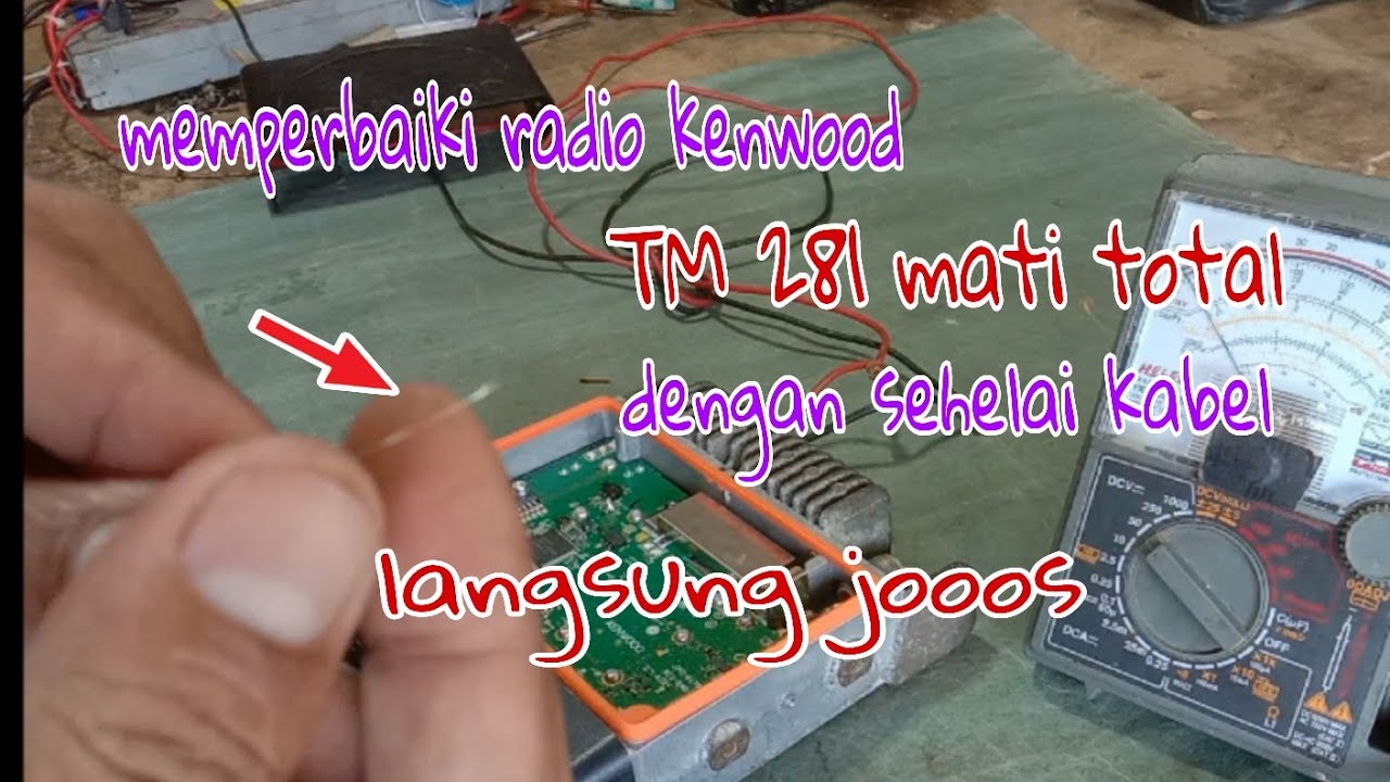 radio Kenwood TM 281 mati total - YouTube