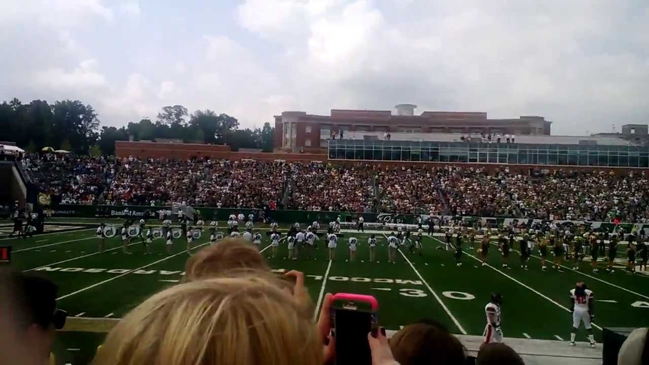 UNCC First Football Game - YouTube