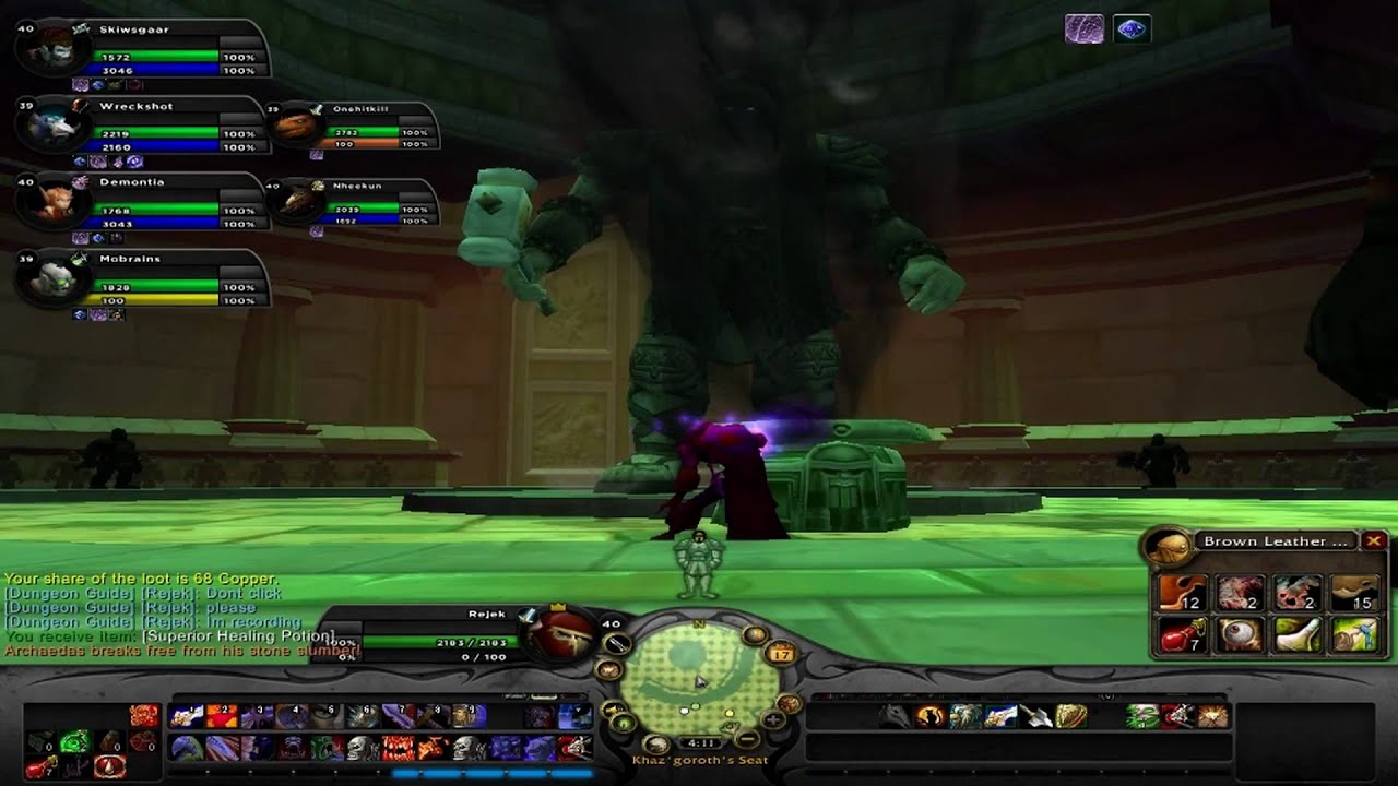 WoW Uldaman Archaedas HD 1080P - YouTube