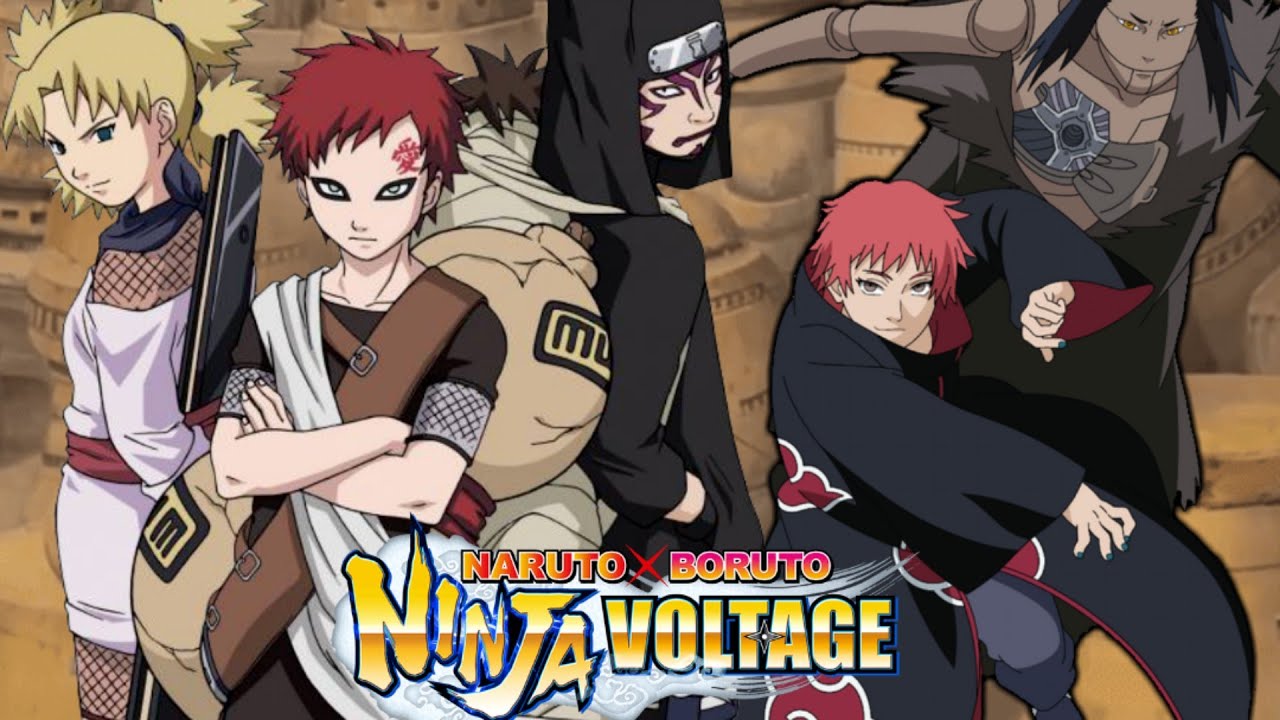 The Hidden Sand Shinobi Showcase | Naruto X Boruto Ninja Voltage ...