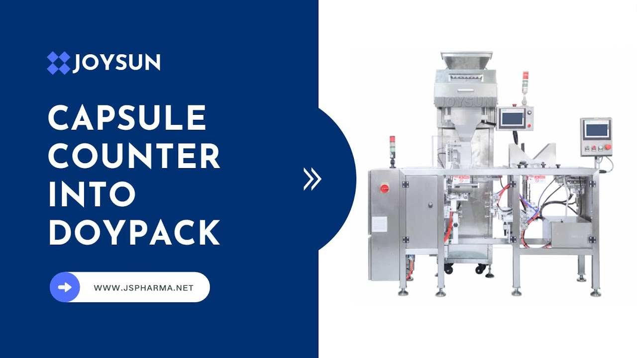 Capsule Counter into Doypack| Counting Bag Making - YouTube