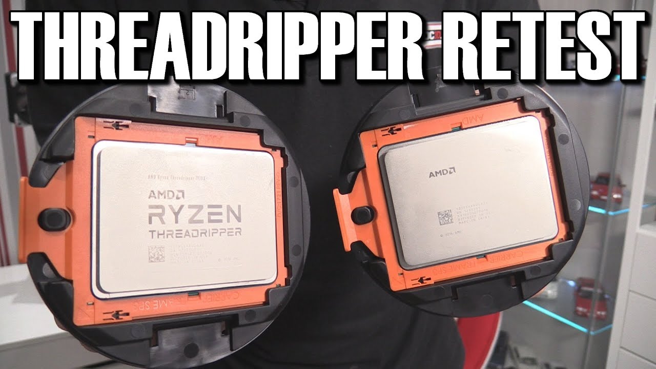 AMD Threadripper 1950X Retail Retest Review - YouTube