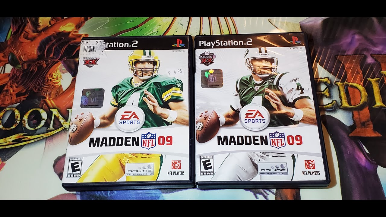 Madden NFL 09 Coverart Variant on PlayStation 2 - YouTube