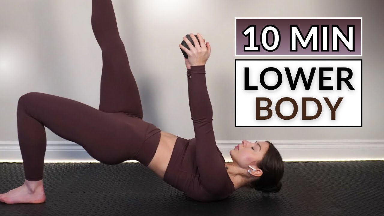 10 Min Dumbbell Leg And Glute Workout No Squats No Lunges Youtube