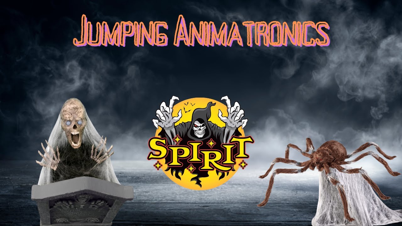 Jumping Animatronics | Spirit Halloween | Nate_Is_Here - YouTube