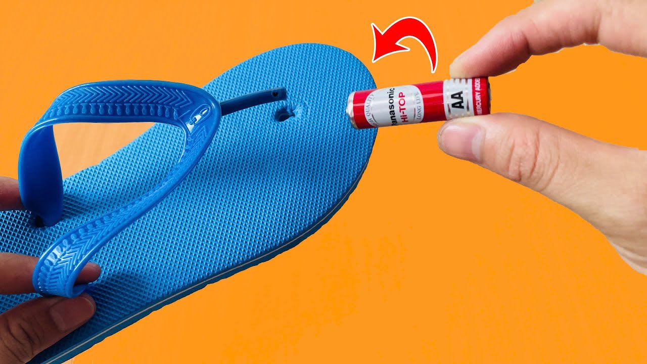 The shoemaker shared this secret! How to restore broken slippers from ...