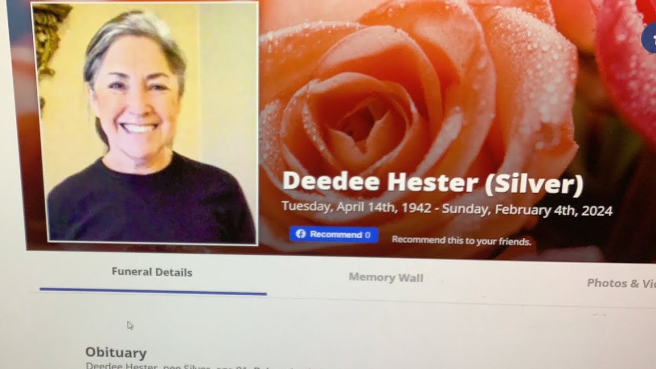 Deedee Hester Funeral - YouTube