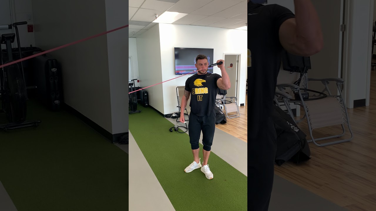 Banded ER with elevation and body rotation - YouTube