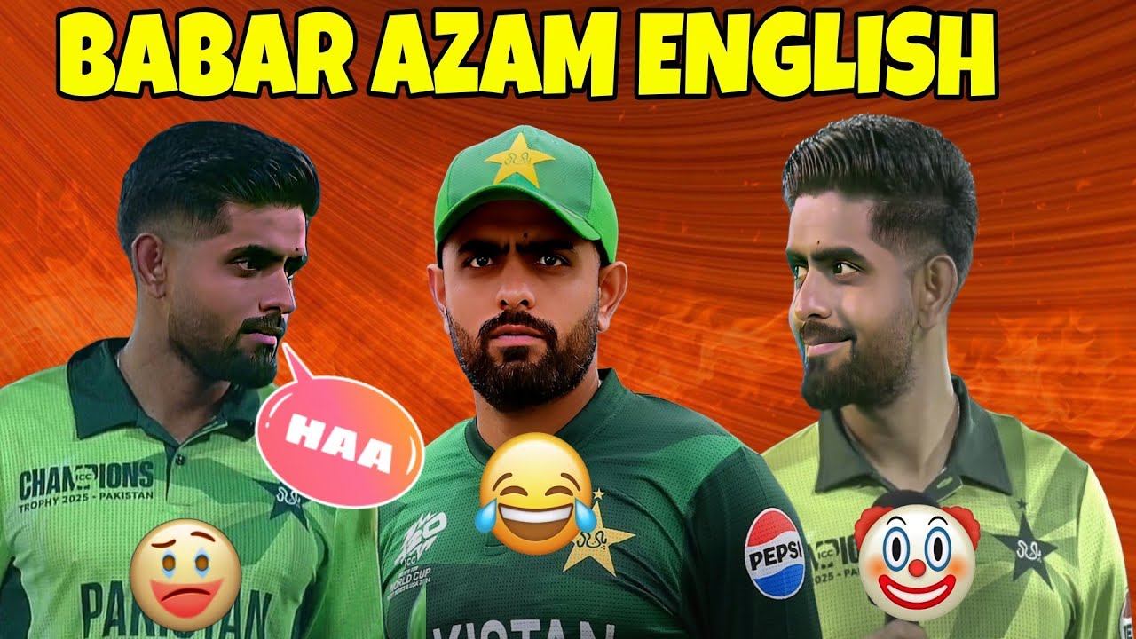 BABAR AZAM ENGLISH #babarazam #babarazamenglish - YouTube
