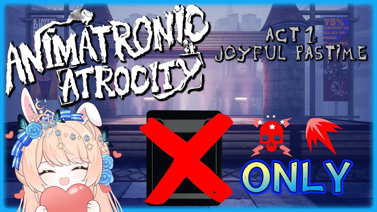 Animatronic Atrocity Act 1 No Death! (No map, only 2 powers) | Dark ...