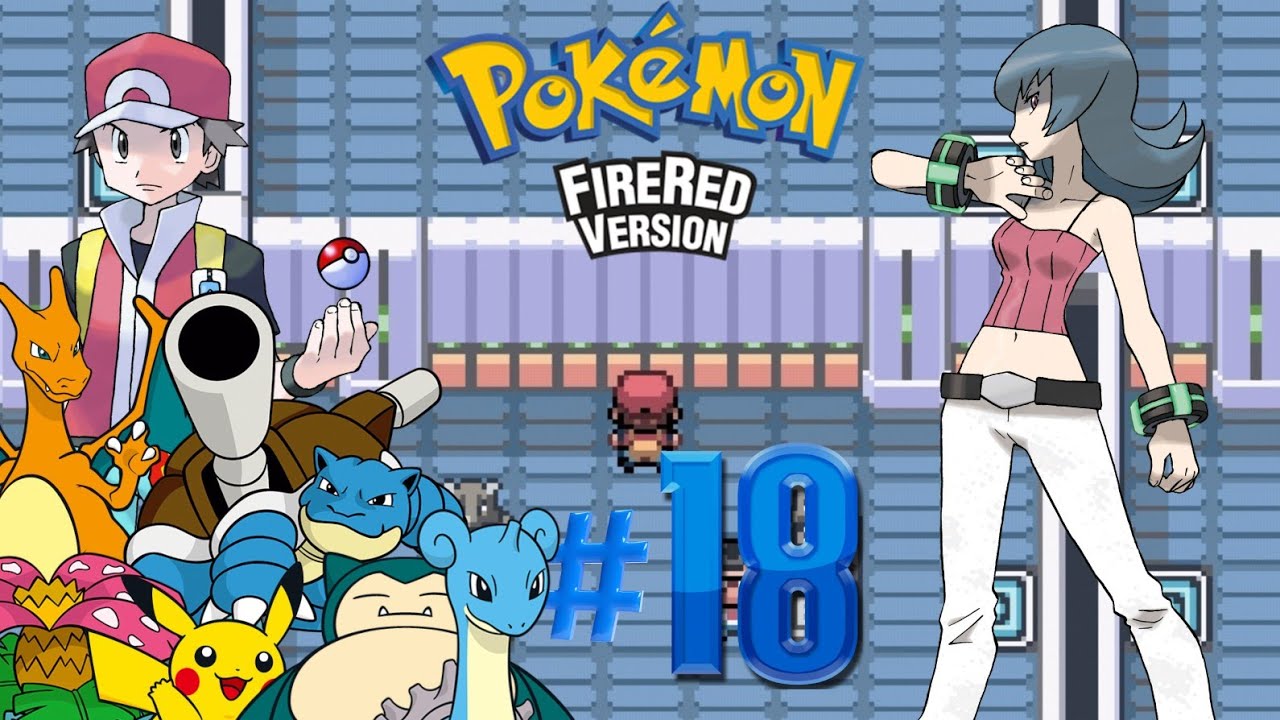 Pokémon FireRed Walkthrough Part 18: Gym Leader Sabrina - YouTube