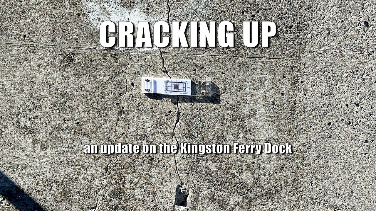 Cracking Up - an update on the Kingston Ferry Dock project 4K - YouTube