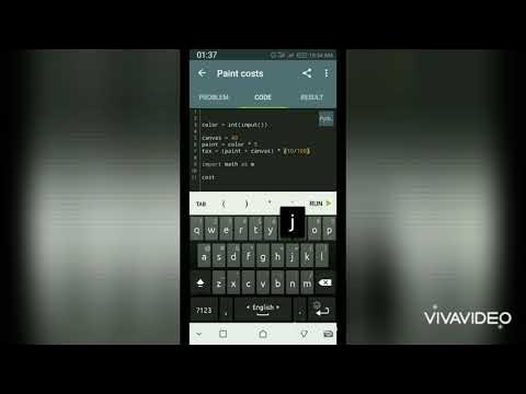 SoloLearn paint cost problem solution | SoloLearn coding challenge | Python problem solving ...