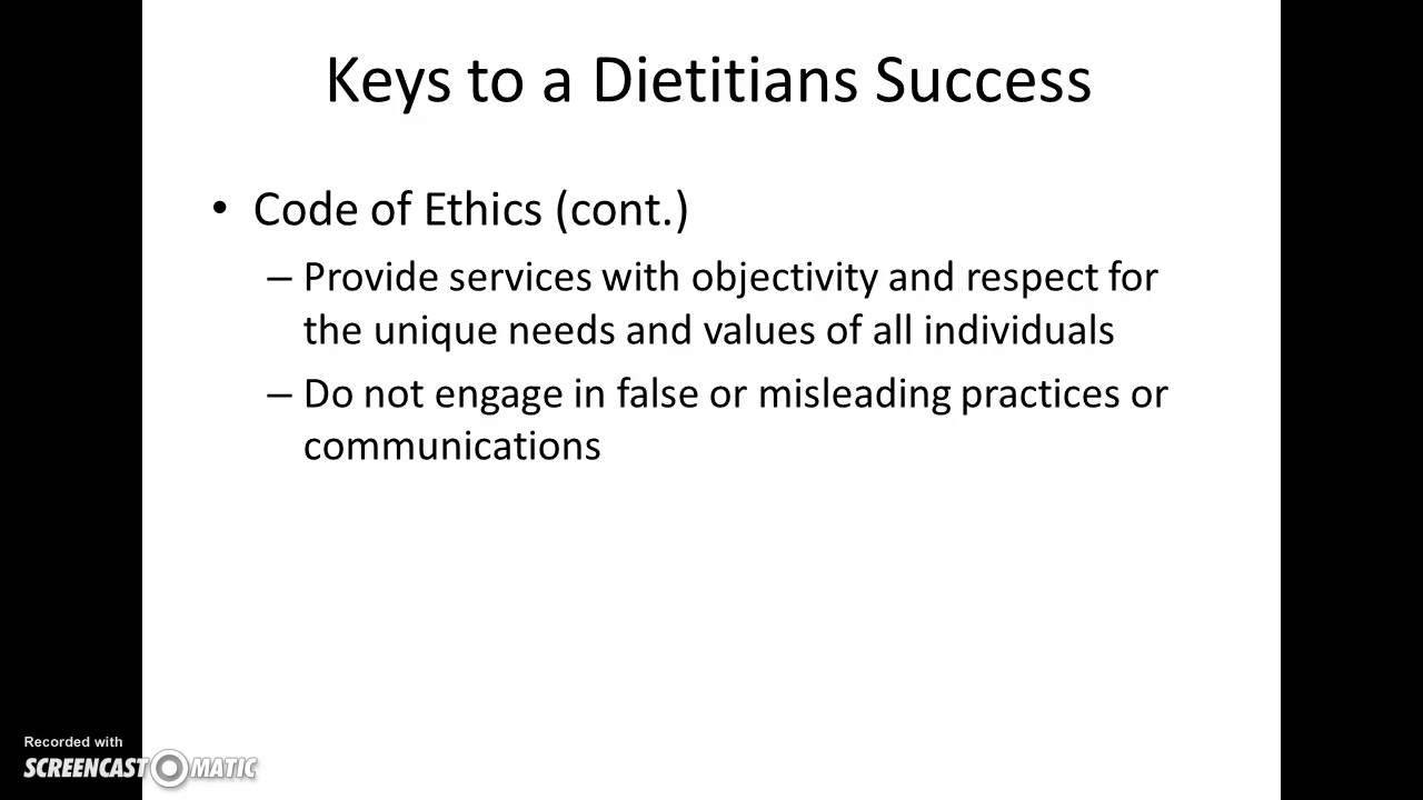 RD Code of Ethics - YouTube