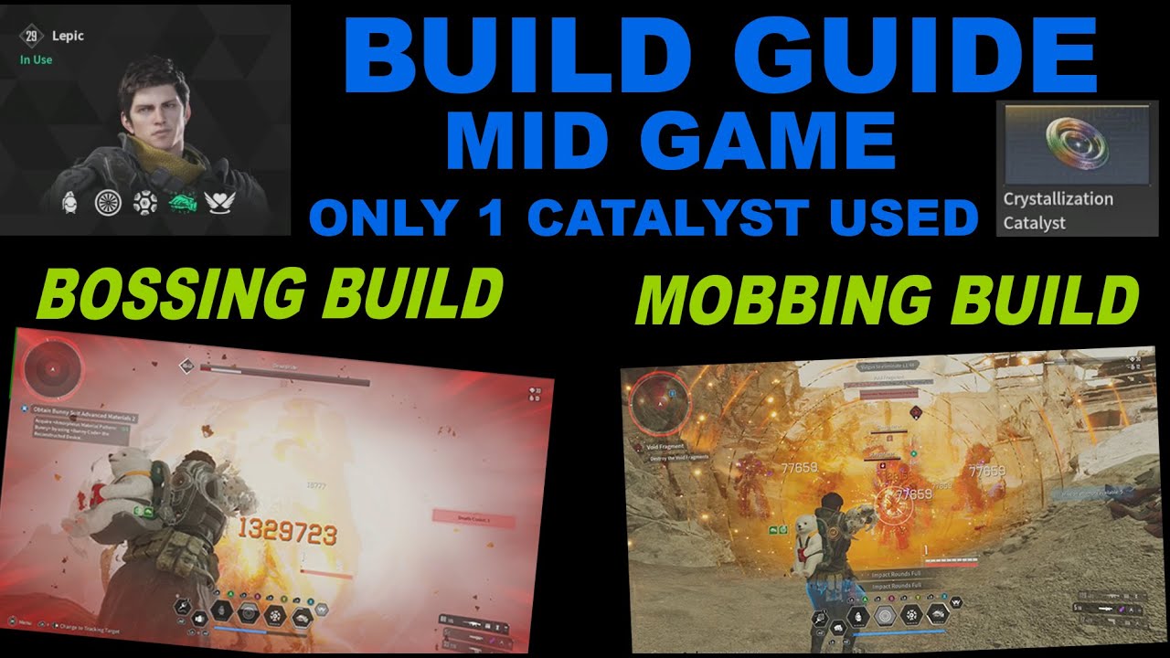 Lepic Build guide, ONLY 1 catalyst Mid-Game build, BOSSING + MOBBING ...
