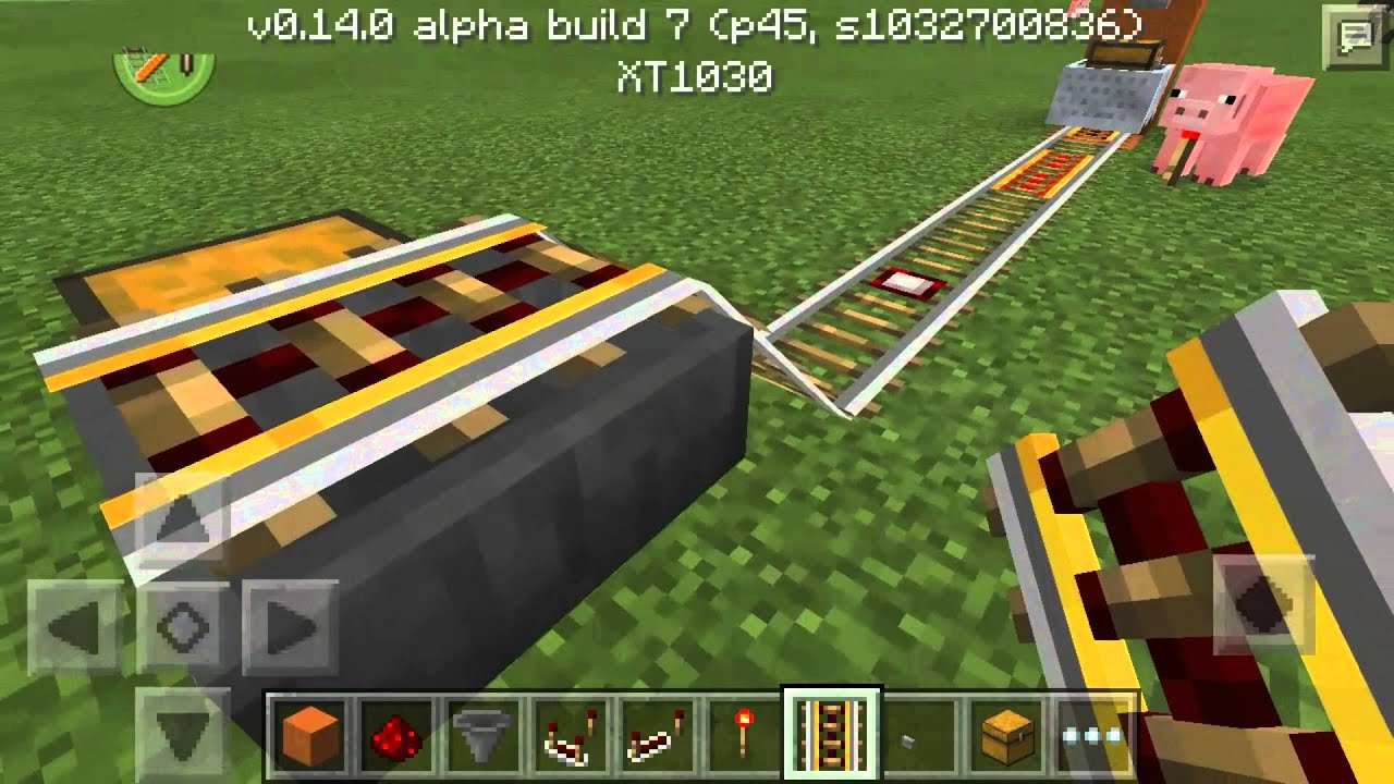 Mine Cart Auto Unloader in Minecraft PE - YouTube
