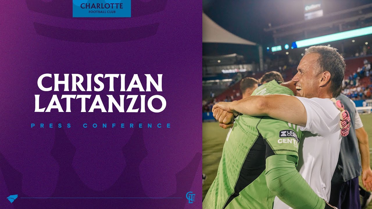 Christian Lattanzio Press Conference | Charlotte FC vs Cruz Azul ...
