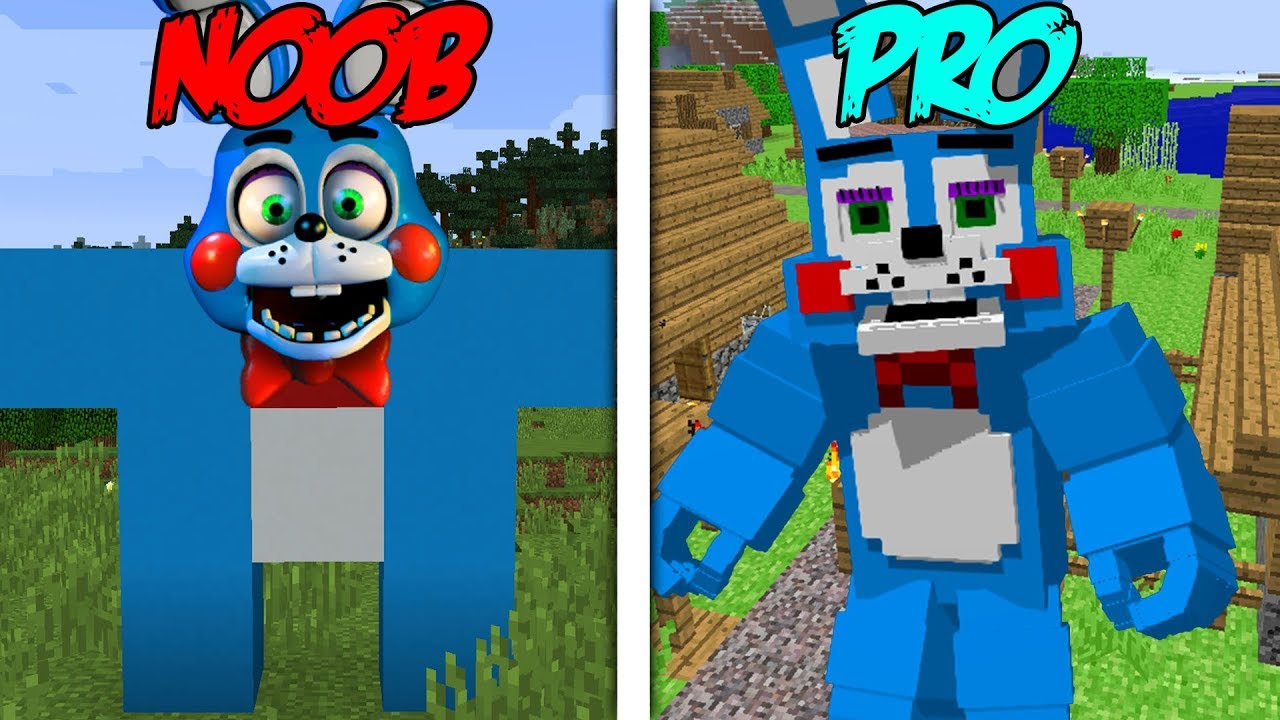 Minecraft NOOB vs. PRO: FNAF FIVE NIGHTS AT FREDDY'S in Minecraft ...