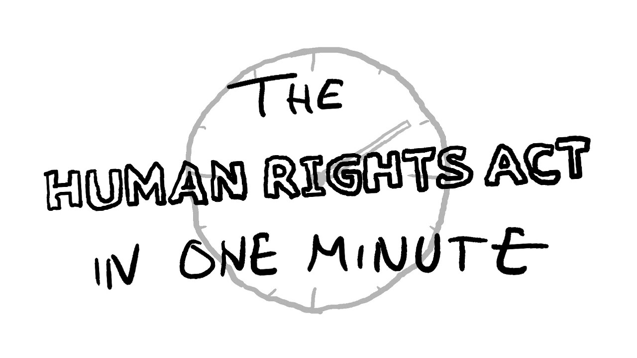 The Human Rights Act in One Minute - YouTube