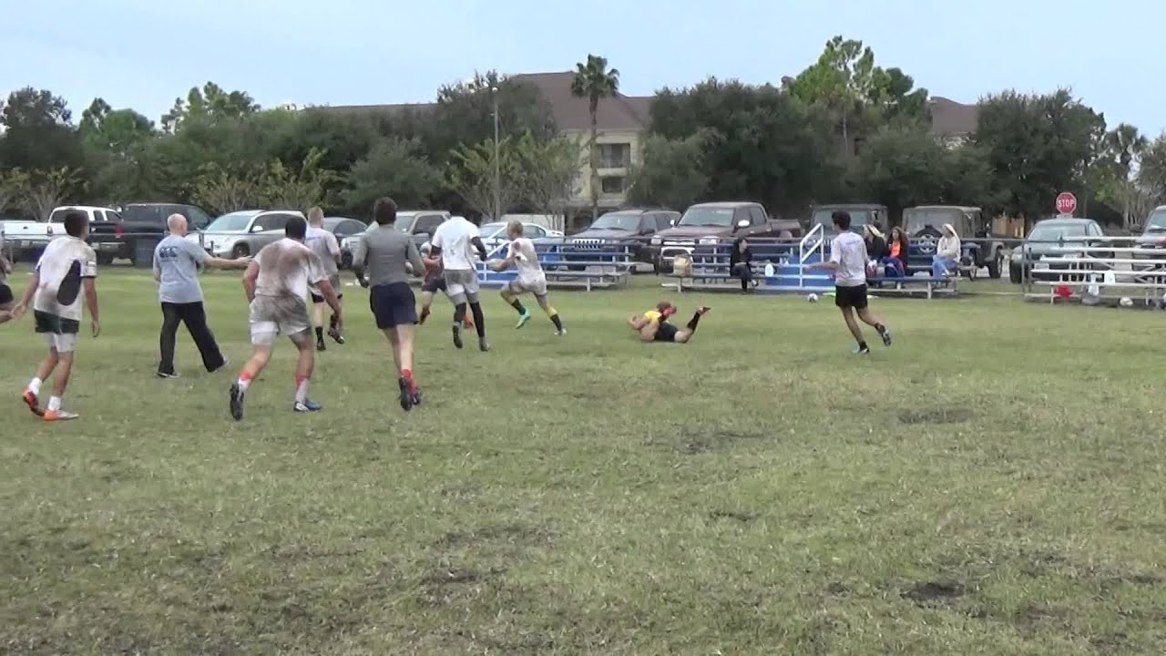 Jordan Haggard forces turnover at FL All-Star Rugby Tryouts 11/22/14 ...