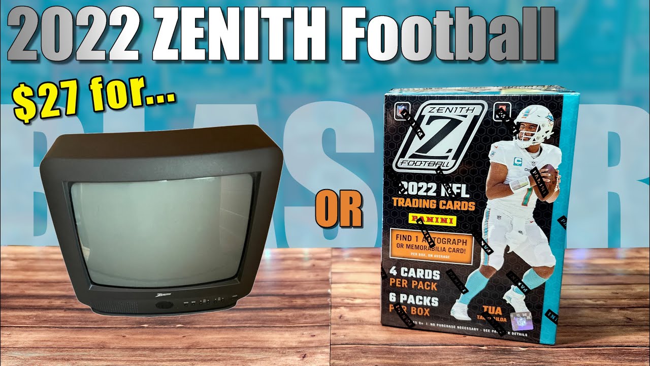 ZENITH is more than old TVs | 2022 Zenith Football Blaster Box - The ...