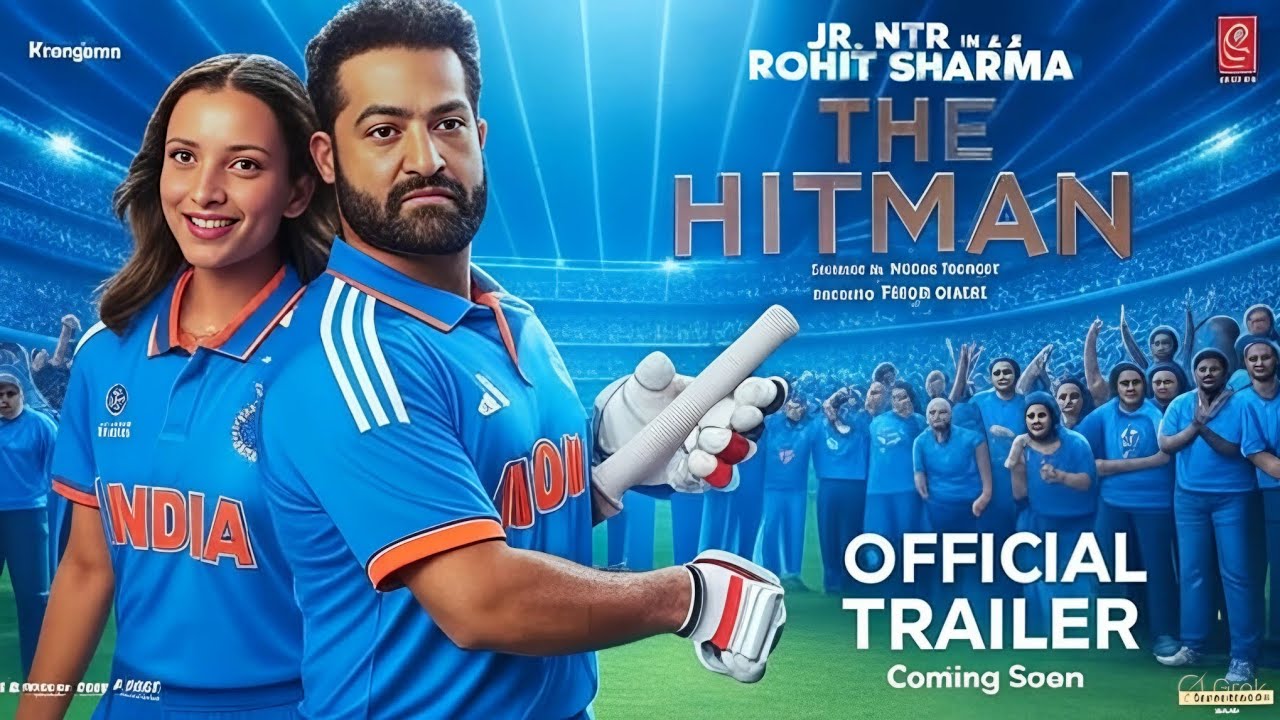The Hitman Trailer | Legend ROHIT SHARMA | Jr NTR as Rohit Sharma ...