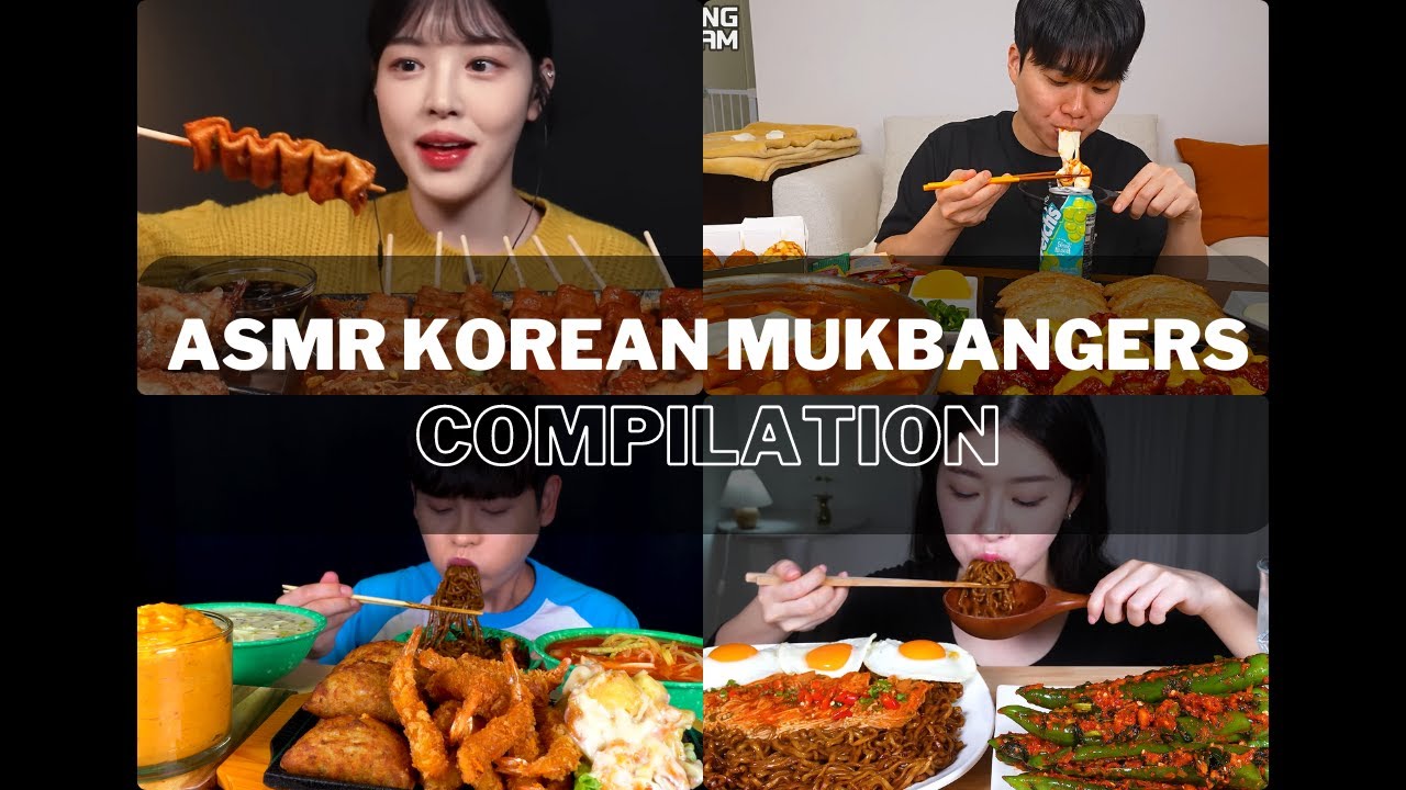 ASMR KOREAN MUKBANGERS COMPILATION - YouTube