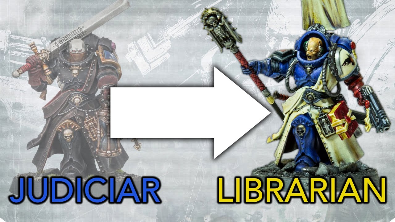 Librarian Conversion! SACRIFICE YOUR JUDICIAR | Indomitus Kit Bash ...