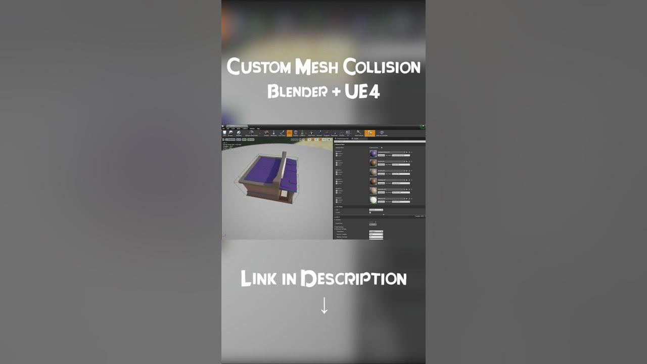 How to Handle Custom Mesh Collision in Unreal Engine with Blender | UCX Tutorial #tutorial #ue4 ...