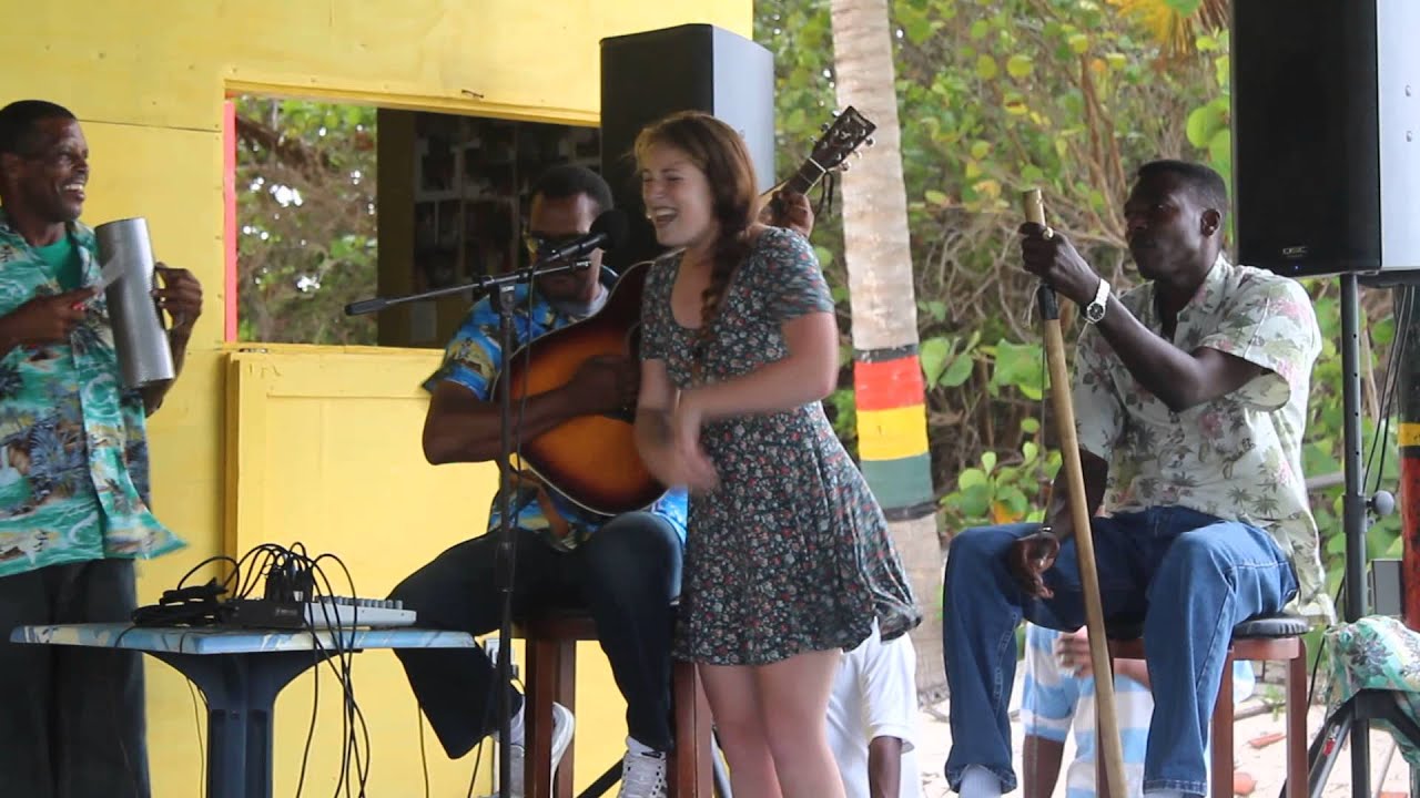 Leah with band in Anguilla - YouTube