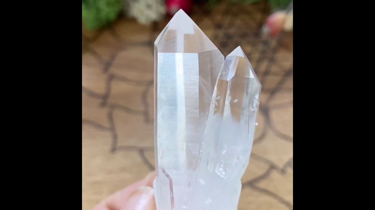 Phantom Blue Smoke Columbian Quartz - 6 - YouTube