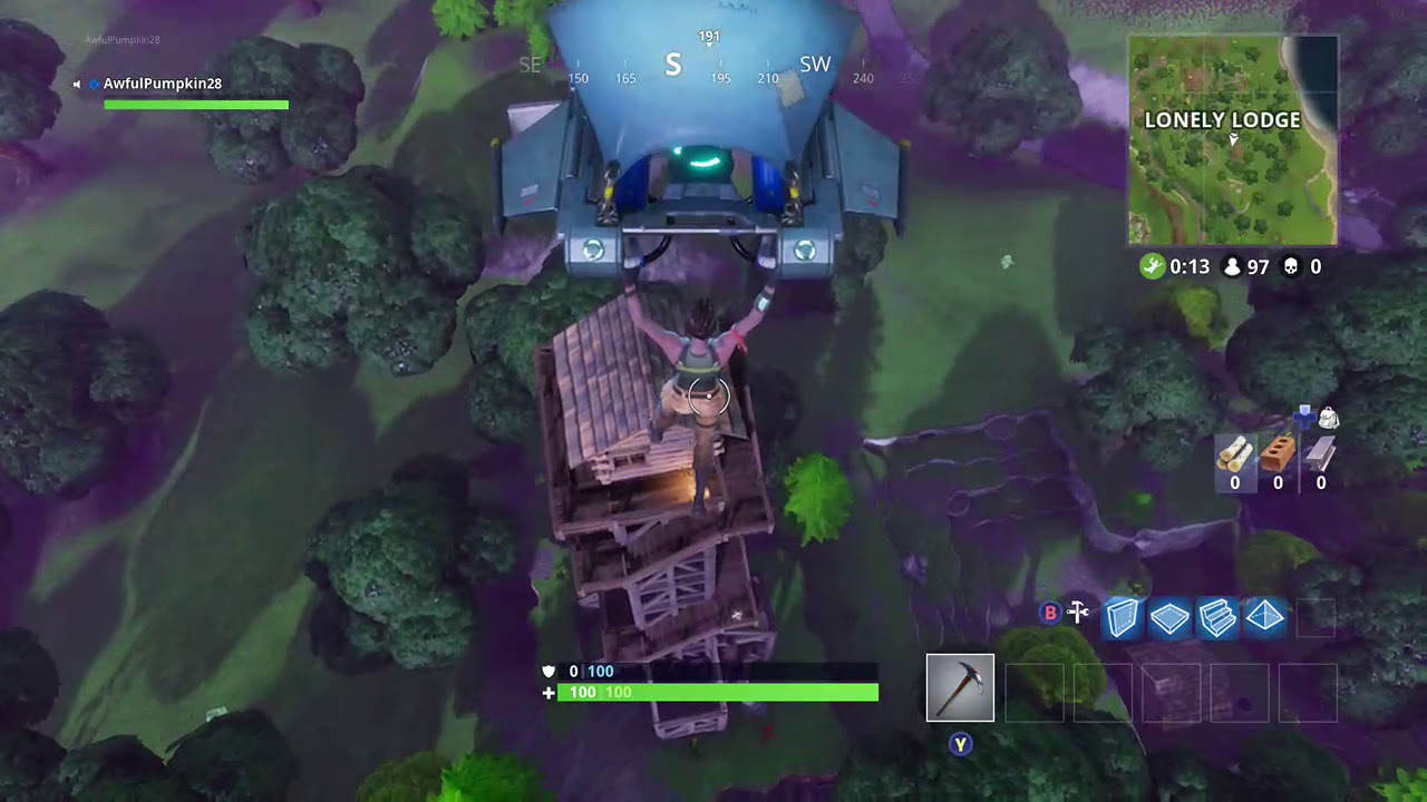 Bush camper Fortnite - YouTube